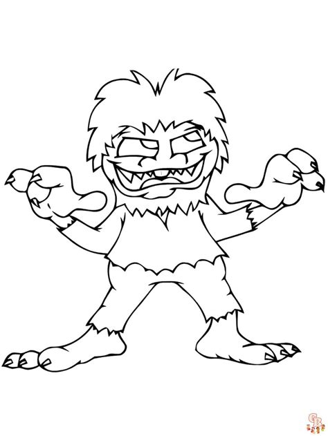 Disegni Di Mostri Da Colorare Per Bambini Gbcolorare