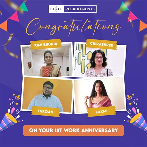 eliterecruitments on linkedin workanniversarycelebration