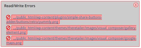 Read Write Errors Administración Wordpress Foro Webempresa