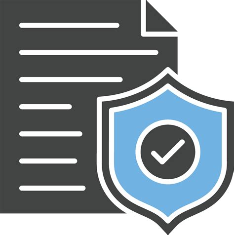 Secure Document Icon Vector Image 36319167 Vector Art At Vecteezy