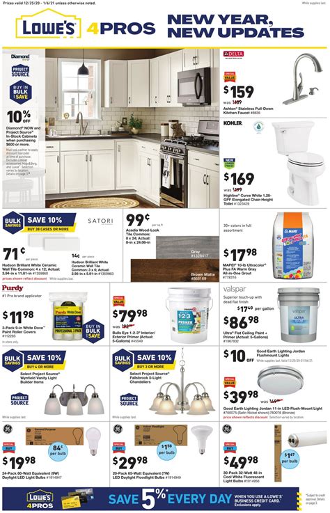 Lowe S Pro Ad Weekly Ads Deals From December 25