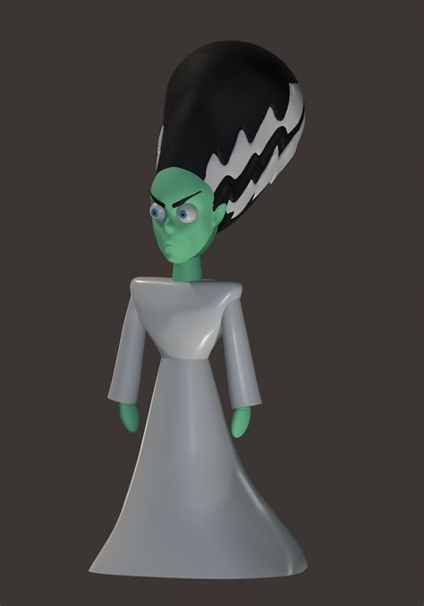 Free Stl File Bride Of Frankenstein 👾・3d Printable Design To Download・cults