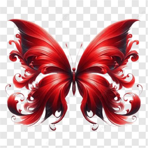 붉은 색의 아름다운 나비의 3차원 사진 아름다운 나비의 3차원 사진 붉은 색으로 아름다운 Png 일러스트 및 이미지 에 대한 무료 다운로드 Pngtree