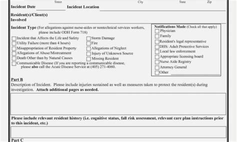 Itil Incident Report Template Word Yolarcinetonic Form Information