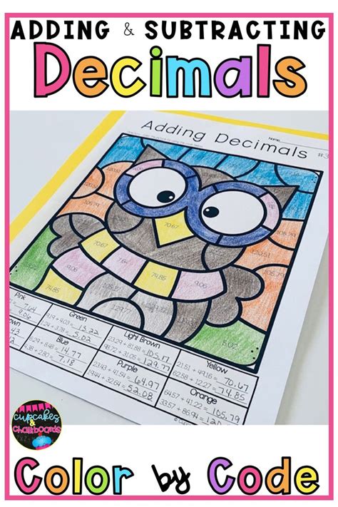 Adding And Subtracting Decimals Fall Coloring Pages Adding And Subtracting Subtraction