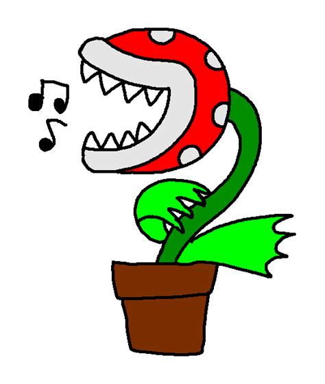 Piranha Plant Singing By Blackrhinoranger On Deviantart