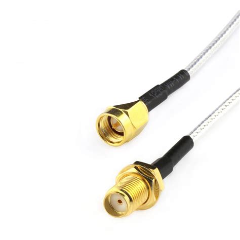 TINYSINE SMA MF Câble SMA Mâle vers SMA Femelle pour Antenne 10cm