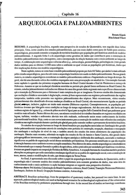 Geoarqueologia No Contexto Brasileiro Geomorfologia Geomorfologia