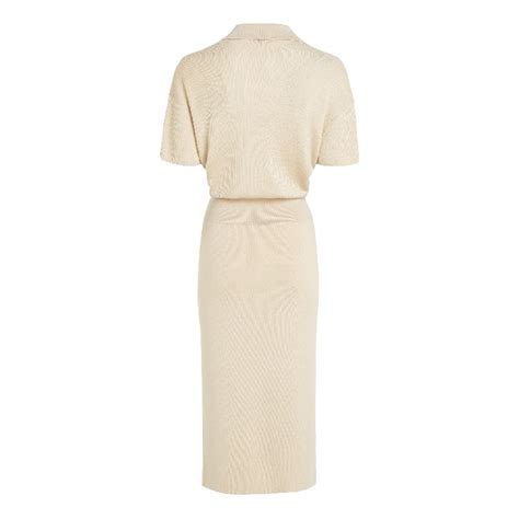 Shop Tommy Hilfiger Relaxed Midi Polo Dress Online In Lebanon
