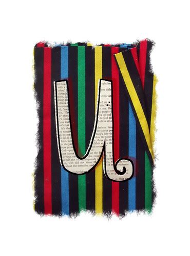 Alphabet Photography Challenge Stripy U Using Old Book … Flickr