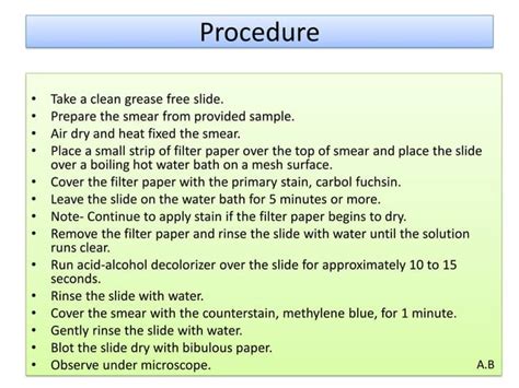 Acid Fast Staining Pdf Chemistry Science