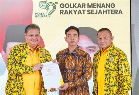 Golkar Usulkan Gibran Sebagai Cawapres Prabowo Hasil Rapimnas II