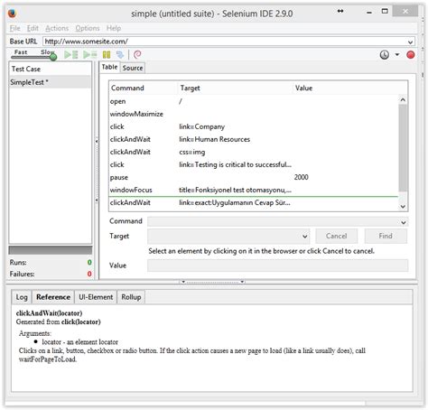 Selenium IDE Not Aldıklarım