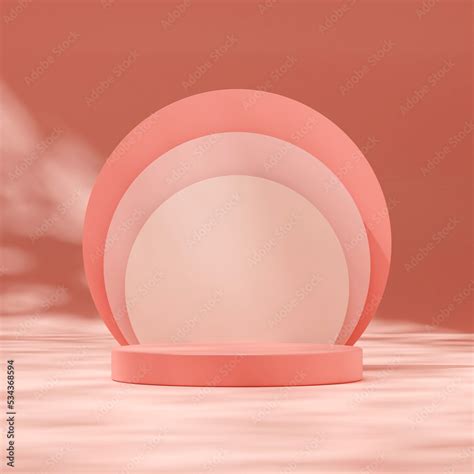 Square Layout Of Gradient Circle And Gobo Light 3d Render Mockup