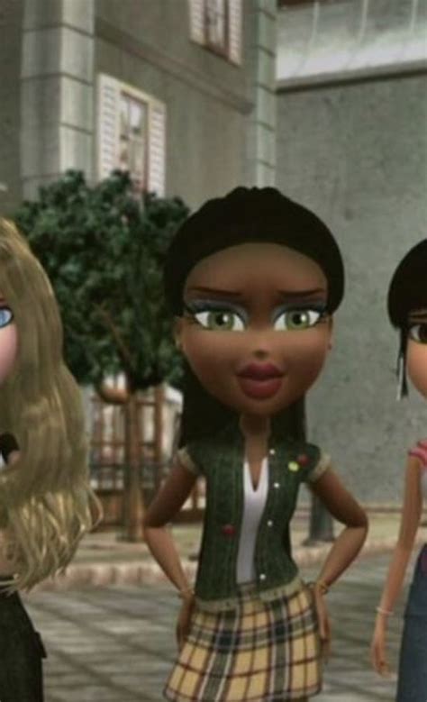 Sasha Bratz 💗 Doll Aesthetic Friend Photoshoot Black Cartoon