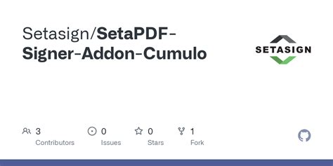 GitHub Setasign SetaPDF Signer Addon Cumulo