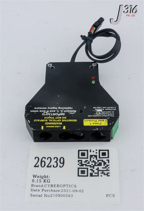 26239 Cyberoptics Wafer Mapping Sensor Ex 43q J316gallery