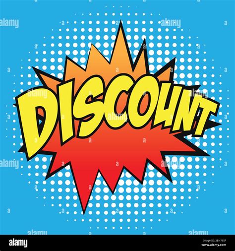 Banner In Speech Bubble Pop Art Style Vector Illustration Stock Vector