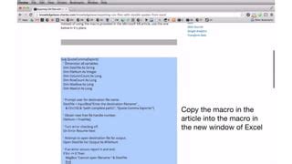 CSV And XLS Best Practices PPT
