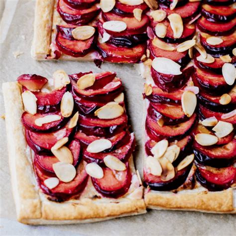 Easy Plum And Almond Tart Wallflower Kitchen