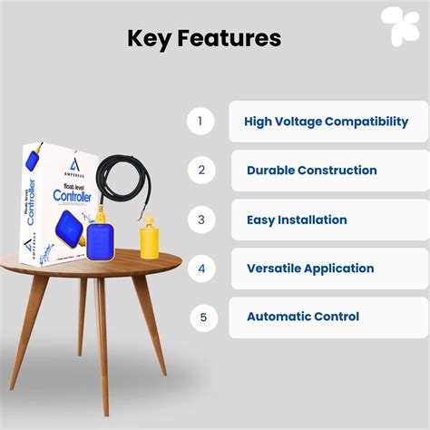Float Sensor With 5 Meter Wire 1 Pc Water Level Switch