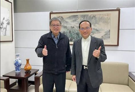 警界孔子高哲翰講座教授 恭賀「開運達人」楊登嵙博士榮任聖約翰科大傑出校友