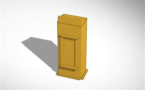3d Design Podium Tinkercad