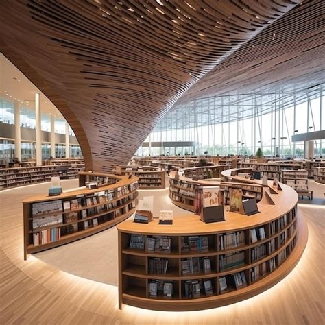 premium ai image inside qatar national library