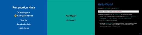 Xaringan Css Theme Generator