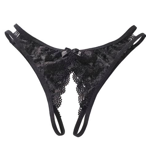 Majtki Damskie Otwarte Seksowne Stringi Z DziurkĄ Sexy Koronka Figi