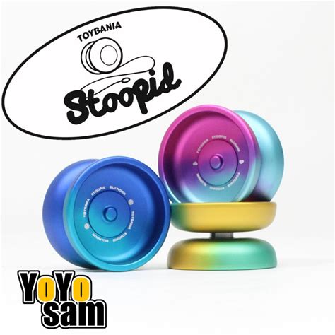 Toybania Stoopid Yo Yo High Walled Responsive Aluminum Yoyo Yoyosam