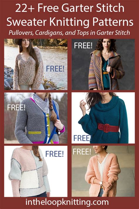 Garter Cardigan Knitting Patterns In The Loop Knitting