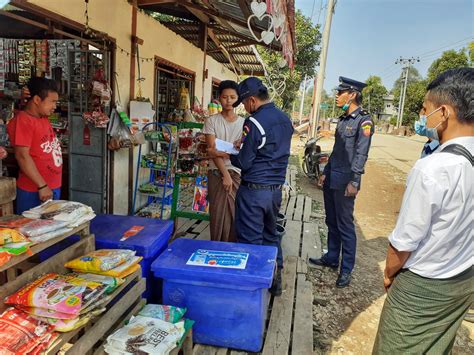 ကျိုက်ဒုံ မြို့၌ မီးဘေးအန္တရာယ်ကြိုတင်ကာကွယ်ရေး အသိပညာပေးစစ်ဆေးမှုမ