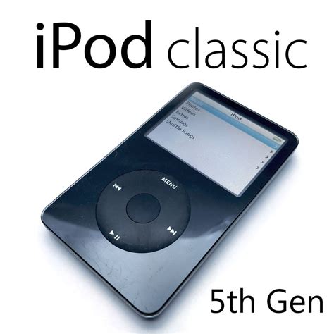 Apple Ipod Classic 5th Gen 64gb 120gb 256gb Ssd Black White New Battery