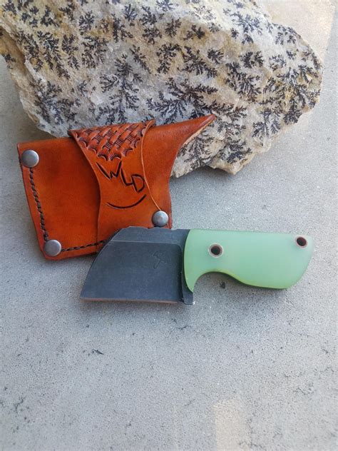 Mini Cleaver Double Sided Knife Sheath Holster R Leathercraft