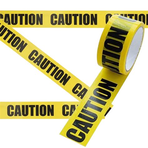 Rofhy Yellow Warning Tape Safety Tape Caution Tape Adhesive 25m Font 4
