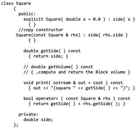 Solved Class Square Public Explicit Square Double S