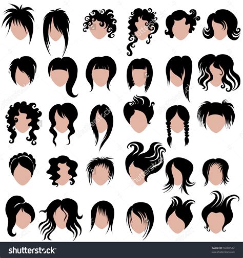 Black Hairstyles Clipart Plait Hair Vector 142942 Vector Art At