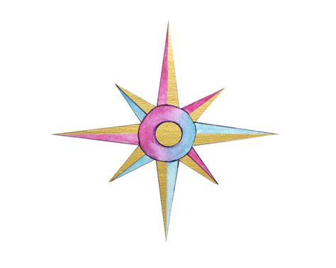 Watercolor Gold Compass Png Backgroundhand Drawn 20977304 Png