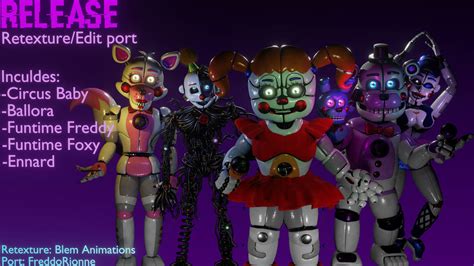 Blender 3 0 C4d Fnaf Sl Retexture Port Release By Freddorionne On