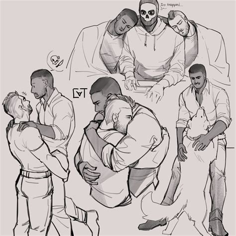 Ghost Soap And Gaz Call Of Duty And 1 More Drawn By Sundaycat3