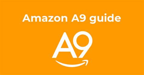 amazon a9 algorithm complete guide and seo tips