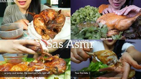 Asmr Rotisserie Chicken Whole Chicken Mukbang Sas Asmr Youtube
