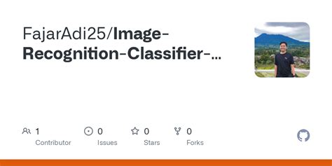 Github Fajaradi25image Recognition Classifier Using Convolutional