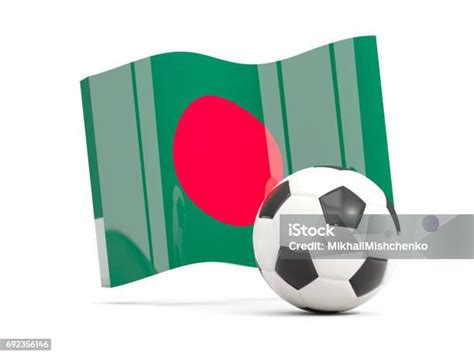 흰색 절연 방글라데시의 깃발을 흔들며과 축구 0명에 대한 스톡 사진 및 기타 이미지 0명 Championship 국가