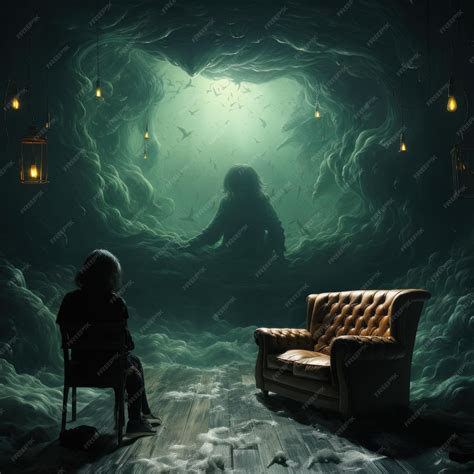 Premium Ai Image Hauntingly Beautiful Illustrations Psychological