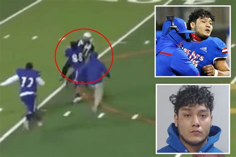 Shocking Moment Texas High School Football Player Rams Ref As Teen Is