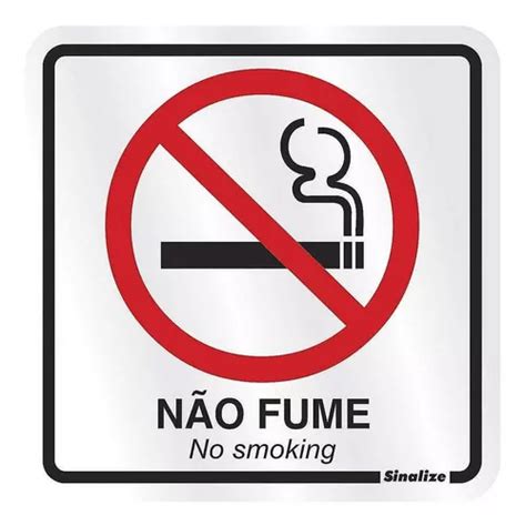 Placa De Aluminio 15x15 Cm Prohibido Fumar Signalize 120ab MercadoLibre