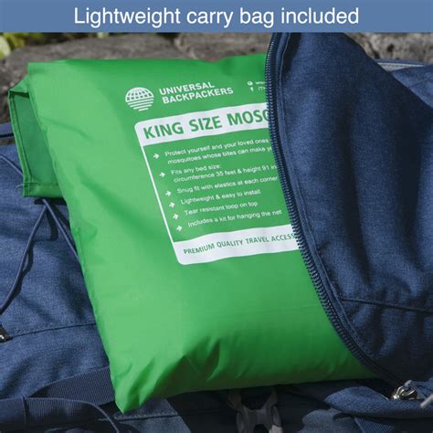 Universal Backpackers King Size Mosquito Net With New Tear Resistant