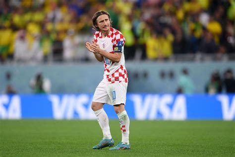 Luka Modric Swaps Shirt With Brazil Superstar At Half Time Before